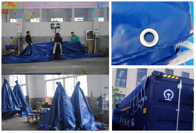 Anti - Static Treatment PVC Truck Cover / Tarpaulin With Excellent ...