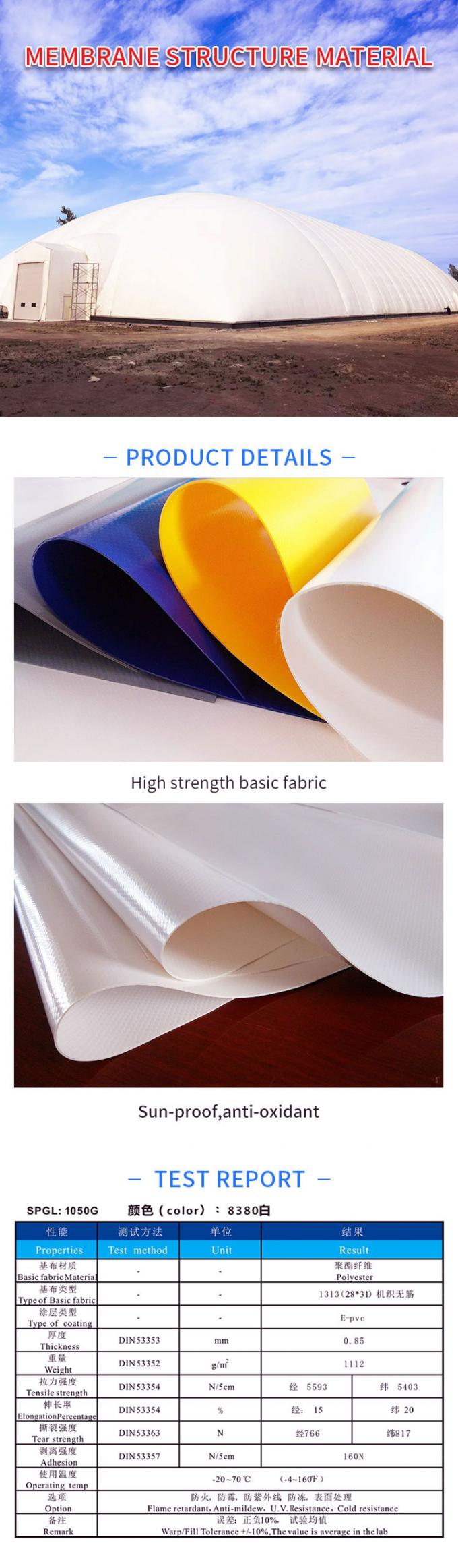 Architecture Tensile Studio 2.5m PVC Membrane Structure