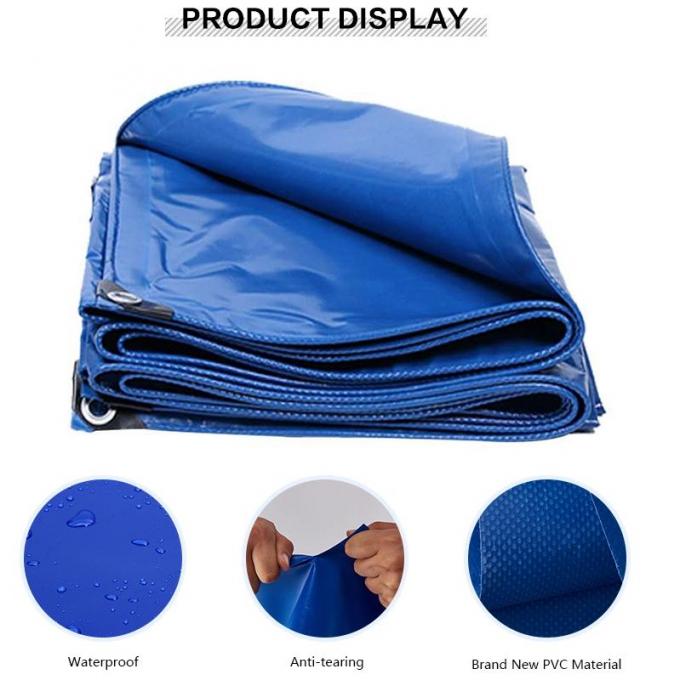 Anti Tearing 610gsm PVC Coated Waterproof Tarp Cover
